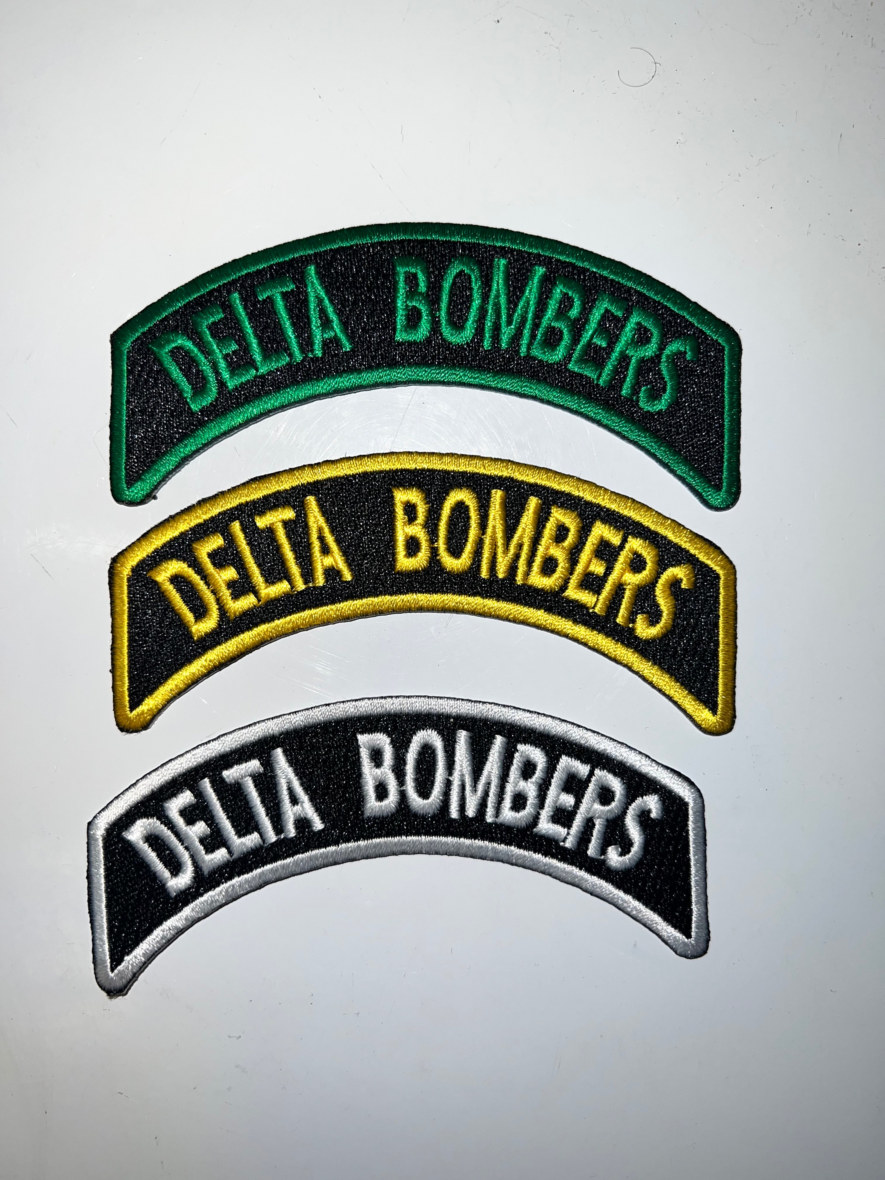 Patch: 4.5 Inch Shoulder Rocker – The Delta Bombers